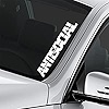 Lucky Blessed V2 Windshield Rear Window Decal Car Sticker Banner JDM ...