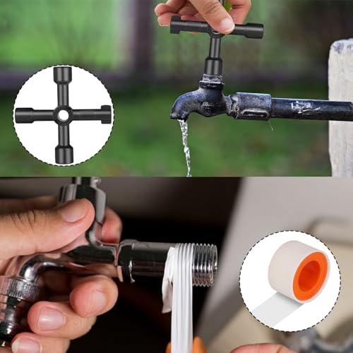 Snapklik.com : JORETLE Water Key Water Meter Key 28 Inchs Water Shut ...