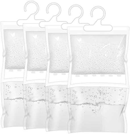 Amazon.com - Moisture Absorber Hanging Bag 4 Pack, Dehumidifiers for ...