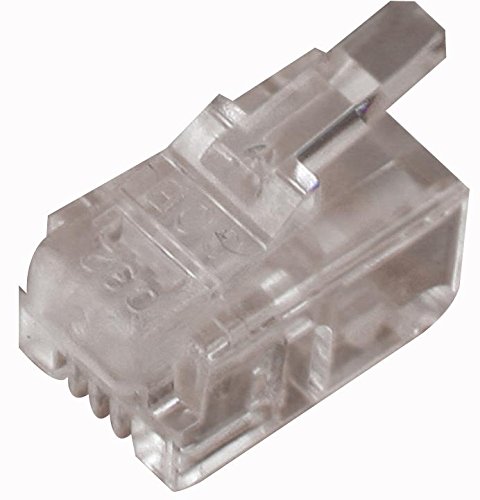 RJ10 CONNECTOR, PLUG, 4P4C, 1PORT, CAT5, Modular & Ethernet Connectors ...