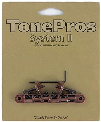 Amazon.com: TonePros AVR-II Locking Tune-o-matic Bridge, Antique Bronze ...