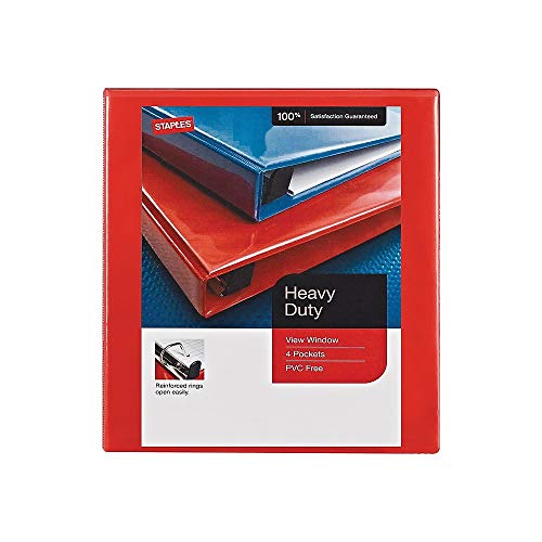 Staples Baseline 1 3-Ring Binder Black BL58140 – BrickSeek