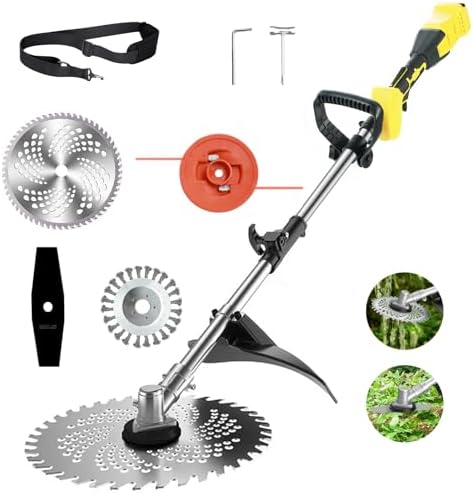 Amazon.com : ORBLON 15" Cordless Weed Wacker & Edger, Brushless Motor ...