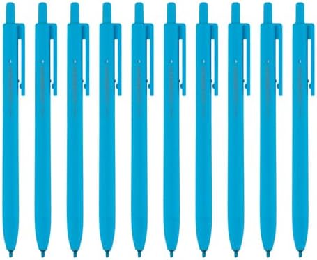 Amazon.com : Zebra Highlighter Click Bright Light Blue 10 Count B-WKS30 ...