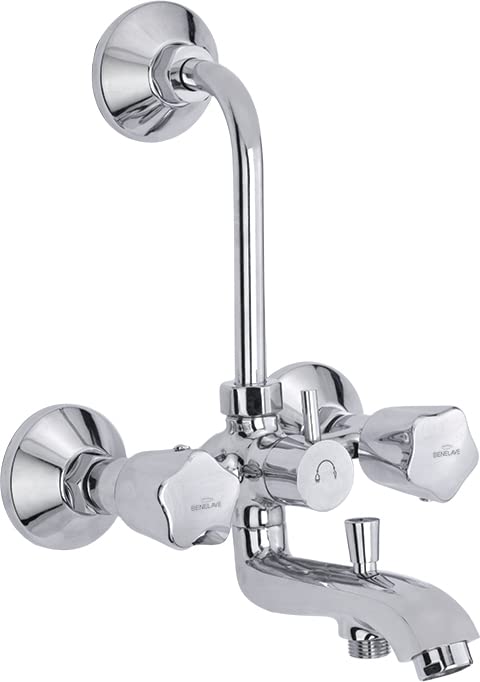 Benelave by Hindware BLQCP47076 3-in-1 Wall Mixer for Bathroom for Hot ...
