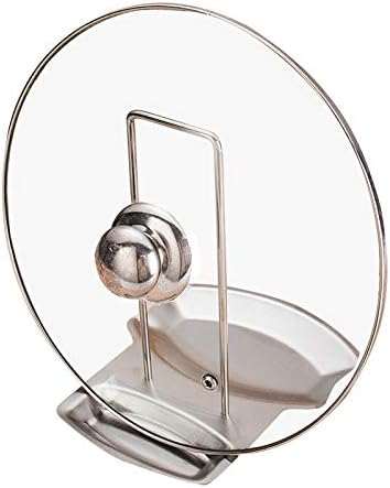 Amazon.com: Lid and Spoon Rest Shelf,304 Stainless Steel Pan Pot Cover ...