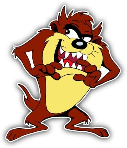 Amazon.com - Taz Crafty Cartoon - Sticker Graphic - Auto, Wall, Laptop ...
