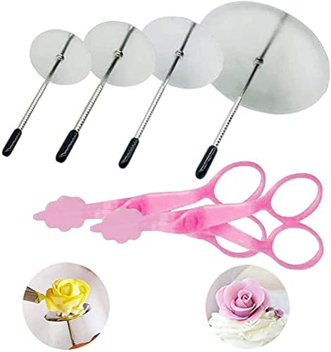Amazon.com: Sindh, Cake Flower Nail and Cake Lifter Kit, Stainless ...