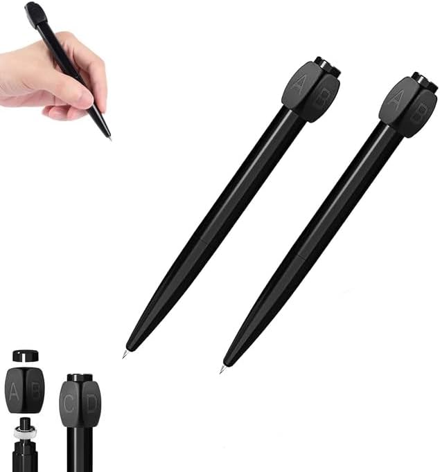 Amazon.com: Generic ABCD Rotation Answer Black Gel Pen,Anxiety Pen ...