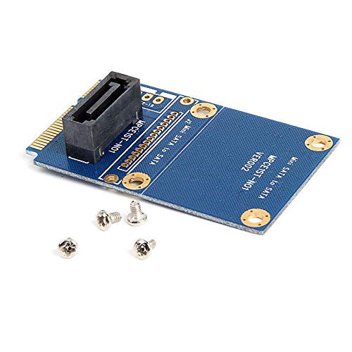 Msata Mini Pci-E Sata Ssd Slot to 7 Pin Sata HDD Convert Card Adapter ...