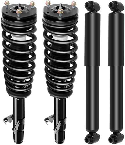 Amazon.com: SCITOO Front Complete Struts Rear Shocks and Coil Spring ...