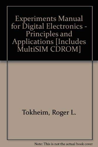 Experiments Manual for Digital Electronics - Principles and ...