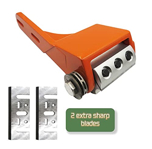 Snapklik.com : LAJIAOZ Orange Log Peeler - Log Debarking Tool As ...