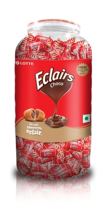 Lotus Eclairs Classic Chocolate Candy Jar, 750g - HUMARABAZAR : Amazon ...