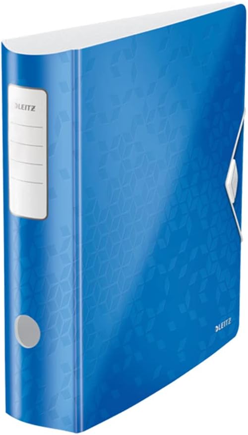 Leitz Classeur à Levier A4 Active, Dos Arrondi 82mm, Fixation Élastique ...