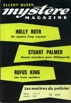 Amazon.com: Mystère Magazine n° 209 - Holly Roth / Stuart Palmer ...