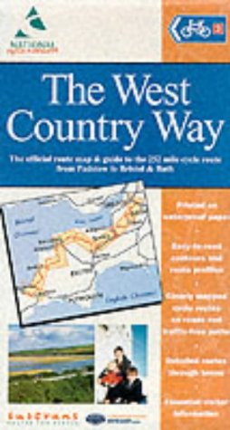 West Country Way Cycle Route Map (Padstow - Bristol/Bath): The Official ...