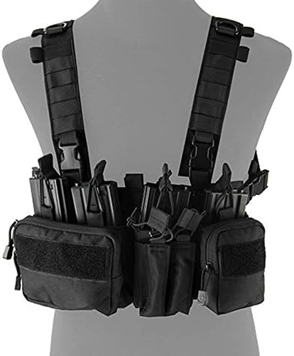 Amazon.com : The Mercenary Company 308 Chest Rig (Black) : Sports ...