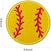 Amazon.com: TXSN Softball Iron on Patches, Embroidered Softball Iron on ...