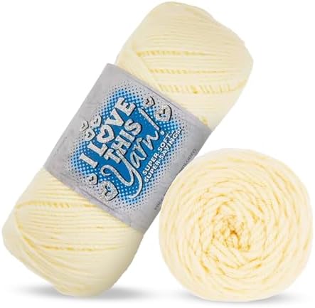 Amazon.com: I Love This Yarn 4 - Medium Yarn for Crocheting & Knitting ...