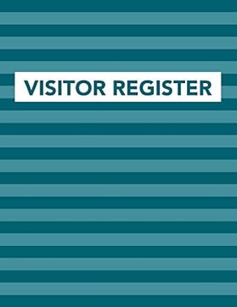 Visitor Register: Track Register and Organize Guest and Visitors that ...