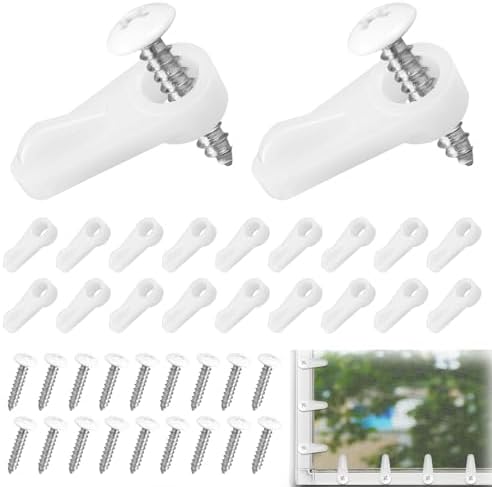 20 Pack Window Screen Clips, PL 7909 Molded Plastic Window Screen ...