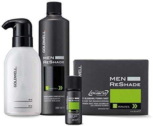 Goldwell Men ReShade Grey Blending Power Shot 5CA 4 x 20 ml : Amazon.de ...