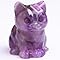 Amazon.com: Black Obsidian Cat Crystal Statues, Healing Crystal Kitty ...