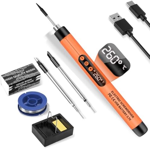 Amazon.com: Cordless Soldering Iron Kit, Rechargeable Soldering Iron, 3 ...
