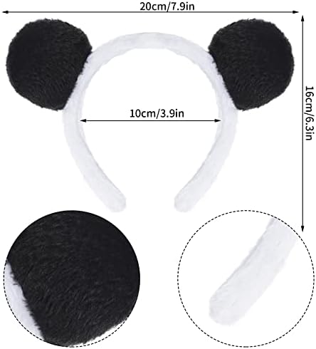 Amazon.com: Jmkcoz Kids Panda Costume Set Girls Panda Ears Headband ...