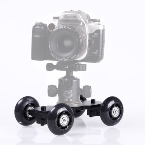 HIFFIN Professional Car Video Photograph Rail Rolling Slider Dolly ...