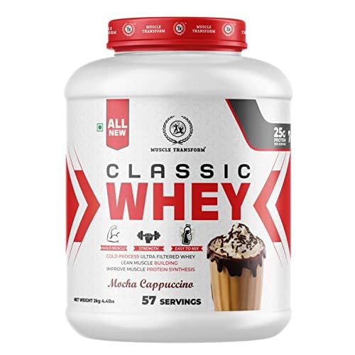 MUSCLE TRANSFORM CLASSIC WHEY PROTEIN WITH 25GMS OF PROTEIN PER SERVING ...