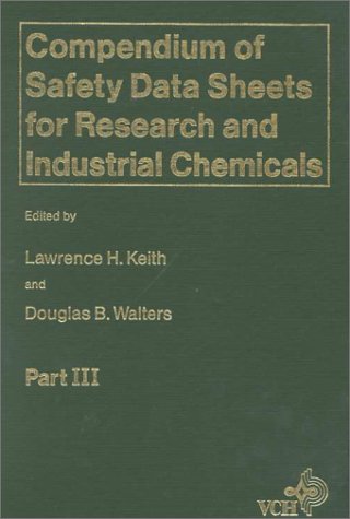 『Compendium of Safety Data Sheets for Research and Industrial - 読書メーター