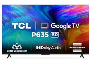 TCL 126 cm (50 inches) Bezel-Less Series 4K Ultra HD Smart LED Google ...