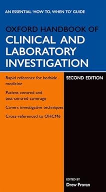 Oxford Handbook of Clinical and Laboratory Investigation (Oxford ...