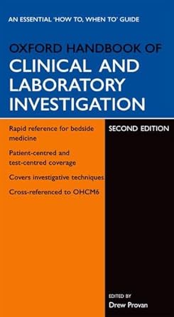 Oxford Handbook of Clinical and Laboratory Investigation (Oxford ...