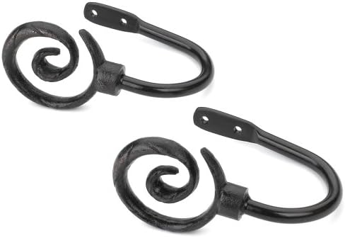 Amazon.com: Umbra Scroll Drapery Holdback, Black : Home & Kitchen