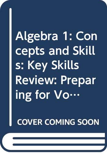 Algebra 1: Concepts and Skills: Key Skills Review: Preparing for Volume ...