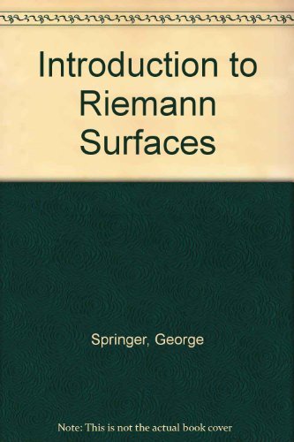 Amazon | Introduction to Riemann Surfaces | Springer, George ...