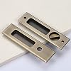 Hoconnie 6.3” Keyed Pocket Door Hardware Invisible Door Lock Barn Door ...