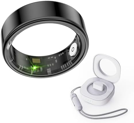 Amazon.com: MERNEUO Smart Ring, Health and Fitness Tracker With ...