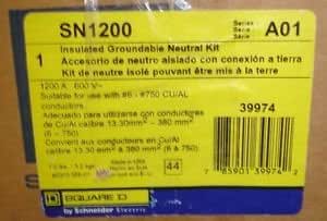 Square D 1200 amp Insulated Neutral Kit SN1200: Amazon.com: Tools ...