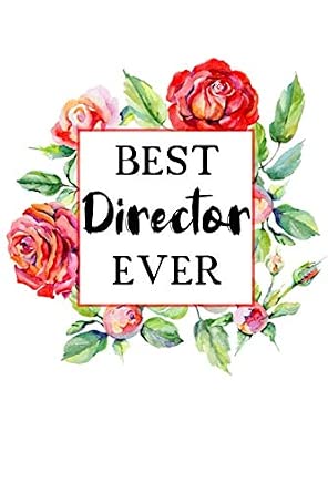 Best Director Ever: Lined • Notebook • Paperback • Journal • Diary ...