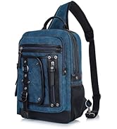 Amazon | [Basicpower] ベーシックパワー ボディバッグ ワンショルダーバッグ メンズ ミリタリーバッグ 斜めがけバッグ ビッグ 帆布 A4 13インチPC 大容量 ...