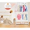 Amazon.com: SLEEPING LAMB Double Rod Kids Clothes Rack, Small Toddler ...