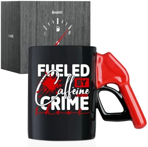 Amazon.com: Onebttl True Crime Gifts, Funny Crime-themed Coffee Mug ...