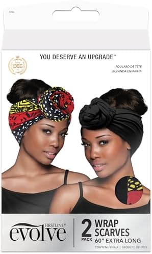 Amazon.com : Evolve Wrap Scarf 2-Pack Tribal, Black : Beauty & Personal ...