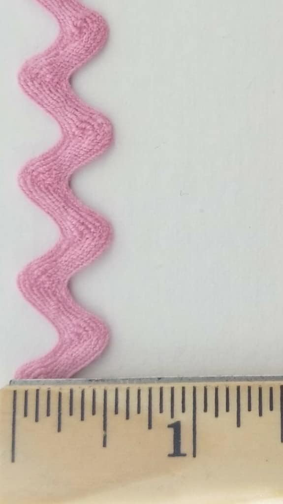 Amazon.com: 1 Pcs 1/2" Wide Bright Pink Cotton RIC Rac Zig Zag Trim for ...