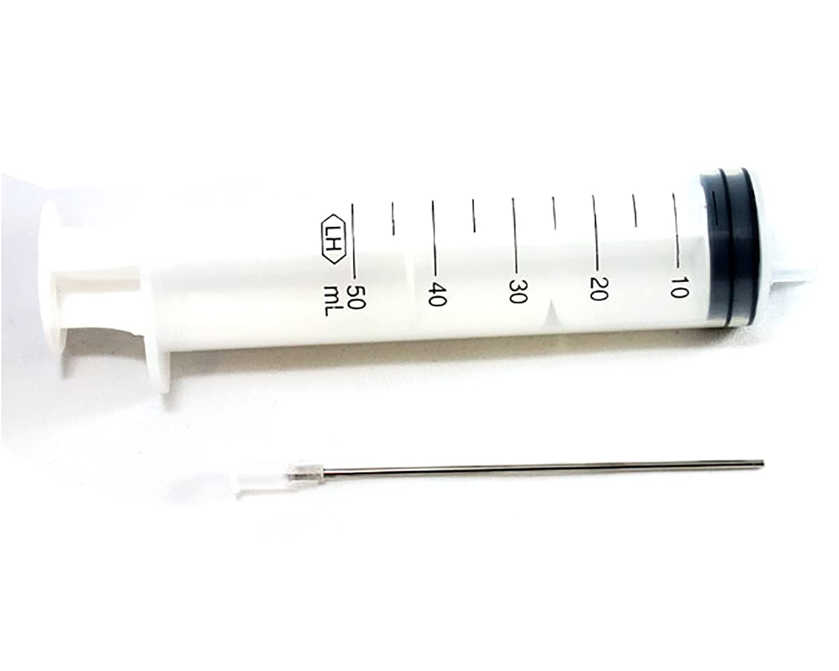 Syringe Needle Combo: 1 x 50ml Super Size Syringe + 1 x 80mm Extra Long ...