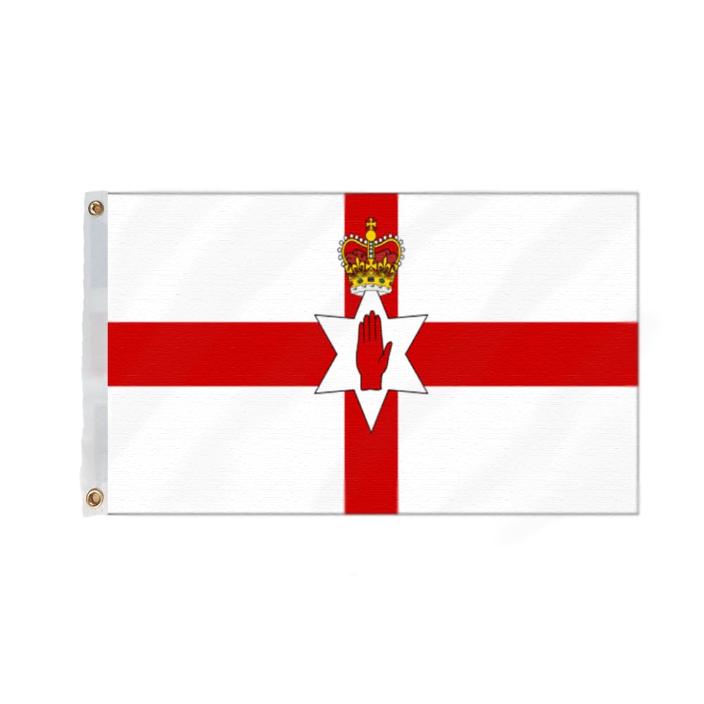 Flagmax Northern ireland Flag 5ft x 3ft (90cm x 150cm) : Amazon.co.uk ...